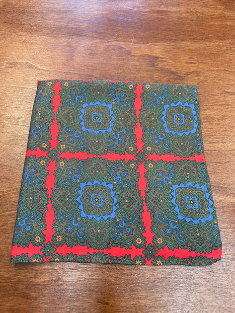 Green Grid Pattern – Montella Custom Tailor